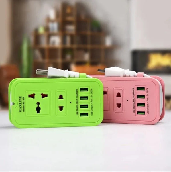4 USB Port Fast Charging Multiplug – Buyaz