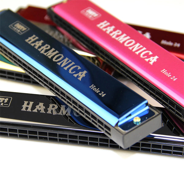 24 & 10 Holes Metal Harmonica Mouth Organ – Buyaz